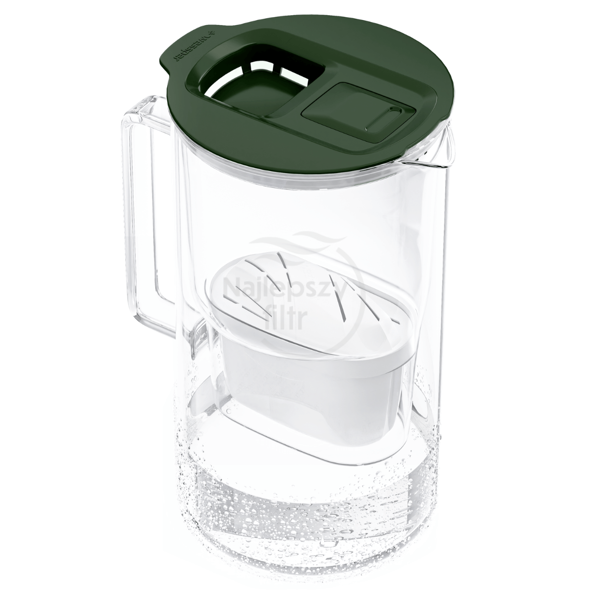 Szklany dzbanek filtrujący wodę Wessper D4 Borosilicate 2l ...